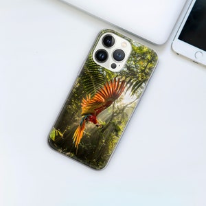 Cute Parrot Phone Case Adorable Cover for Samsung Galaxy A35 A56 A05 ...