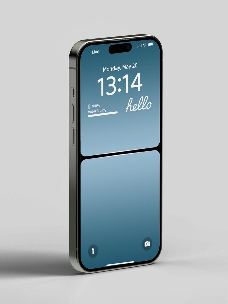 Blue Gradient 4K UHD Phone Wallpaper - Minimalist Design for iPhone ...