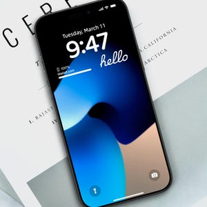 Abstract Gradient iPhone Wallpaper Set | Dark Aesthetic Lock Screen ...