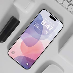 Abstract Gradient iPhone Wallpaper | Soft Aesthetic Mobile Background ...