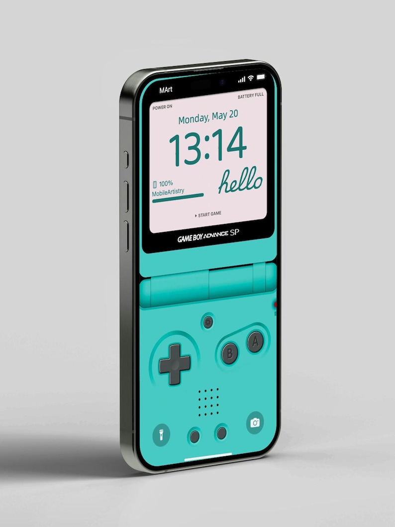 Gameboy Advance SP Flip Phone Wallpapers Pack | 8 Retro Color ...