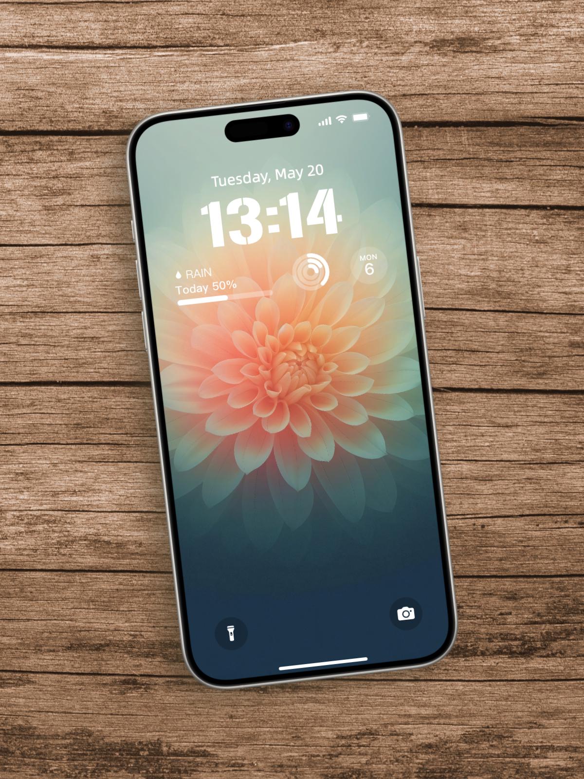 Elegant Floral iPhone Wallpaper | Minimalist Flower Design | Aesthetic ...