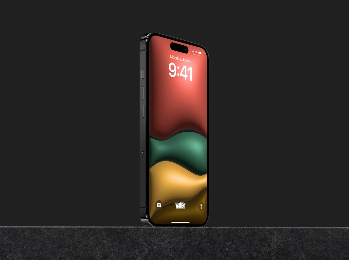 3D Bold Abstract Waves 4K Inflation Phone Wallpaper | Dynamic Fluid ...