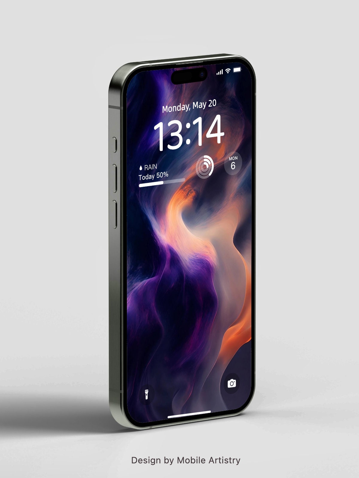 Ethereal Swirl Phone Wallpaper | High-resolution Digital Instant ...