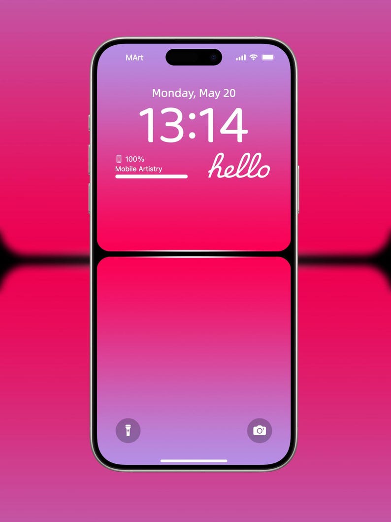 Vibrant Pink 4K Gradient Phone Wallpaper - Bold Design for iPhone ...