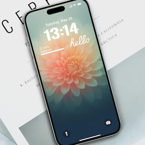 Elegant Floral iPhone Wallpaper | Minimalist Flower Design | Aesthetic ...