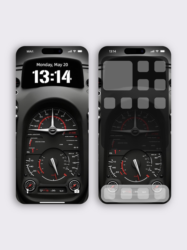 4K Luxury Car Dashboard Phone Wallpaper - Speedometer Tachometer ...