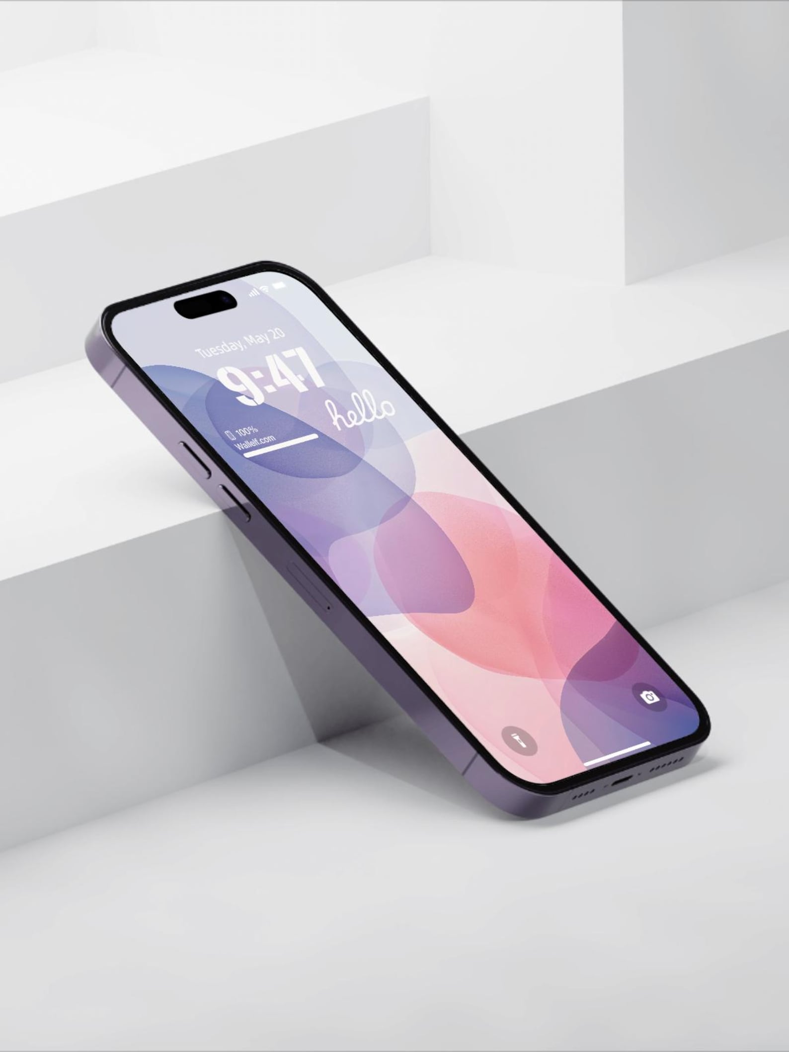 Abstract Gradient iPhone Wallpaper | Soft Aesthetic Mobile Background ...