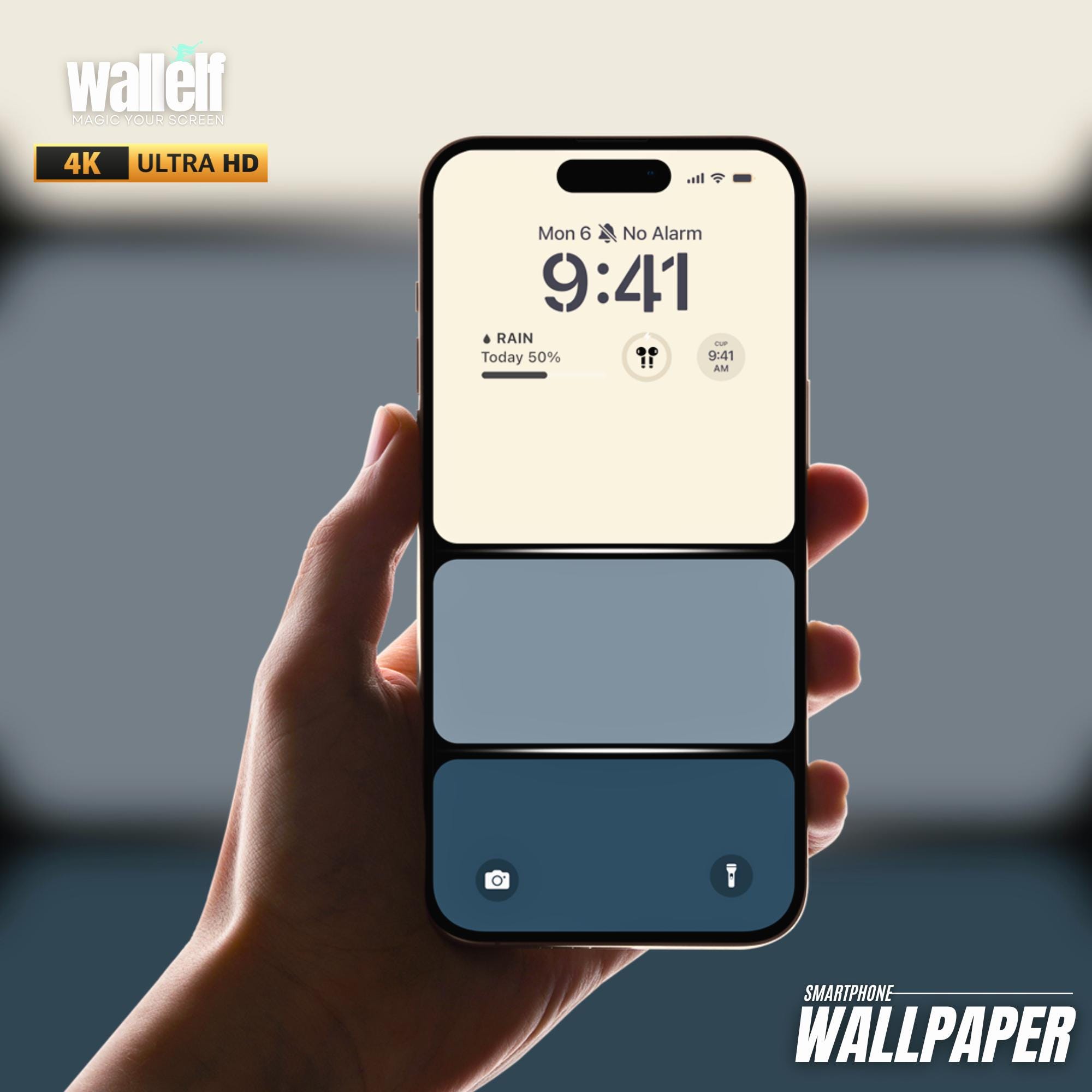 Minimalist Gradient Blocks 4K Wallpaper | Clean Design for Ios ...