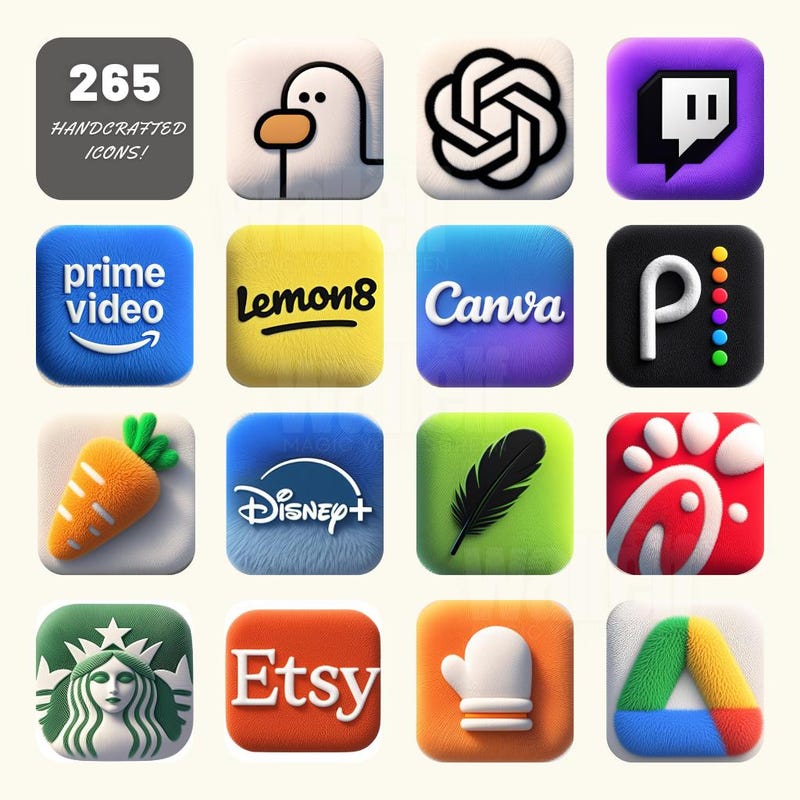 Free App Icons - Etsy