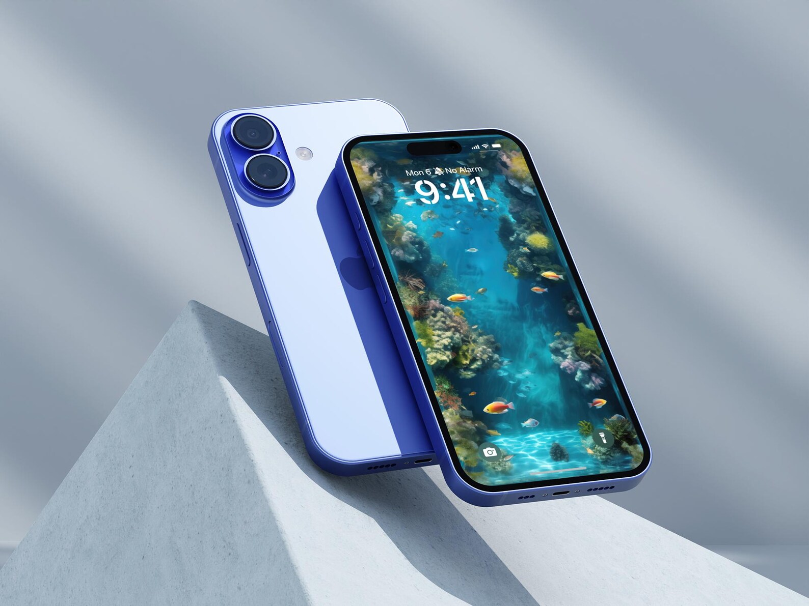 Underwater Ocean Scene Phone Wallpaper | 4K Digital Download | Marine ...