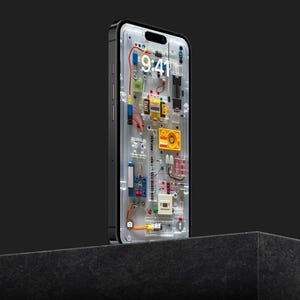 Futuristic Transparent Circuit Board Phone Wallpaper - 4K Ultra HD for ...