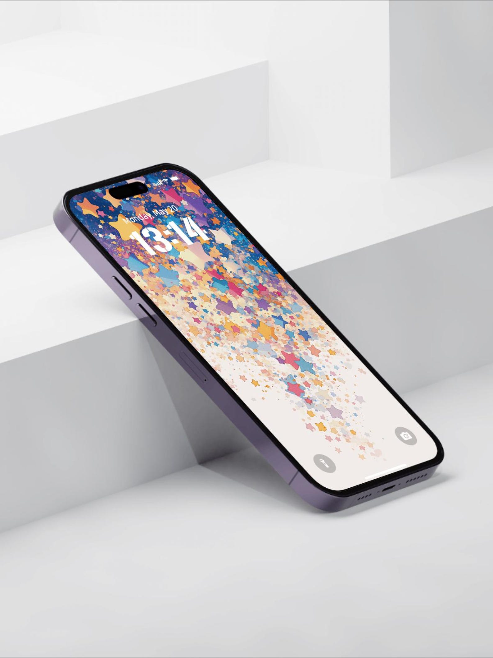 Vibrant Star Confetti 4K Wallpaper | Fun Colorful Digital Background ...