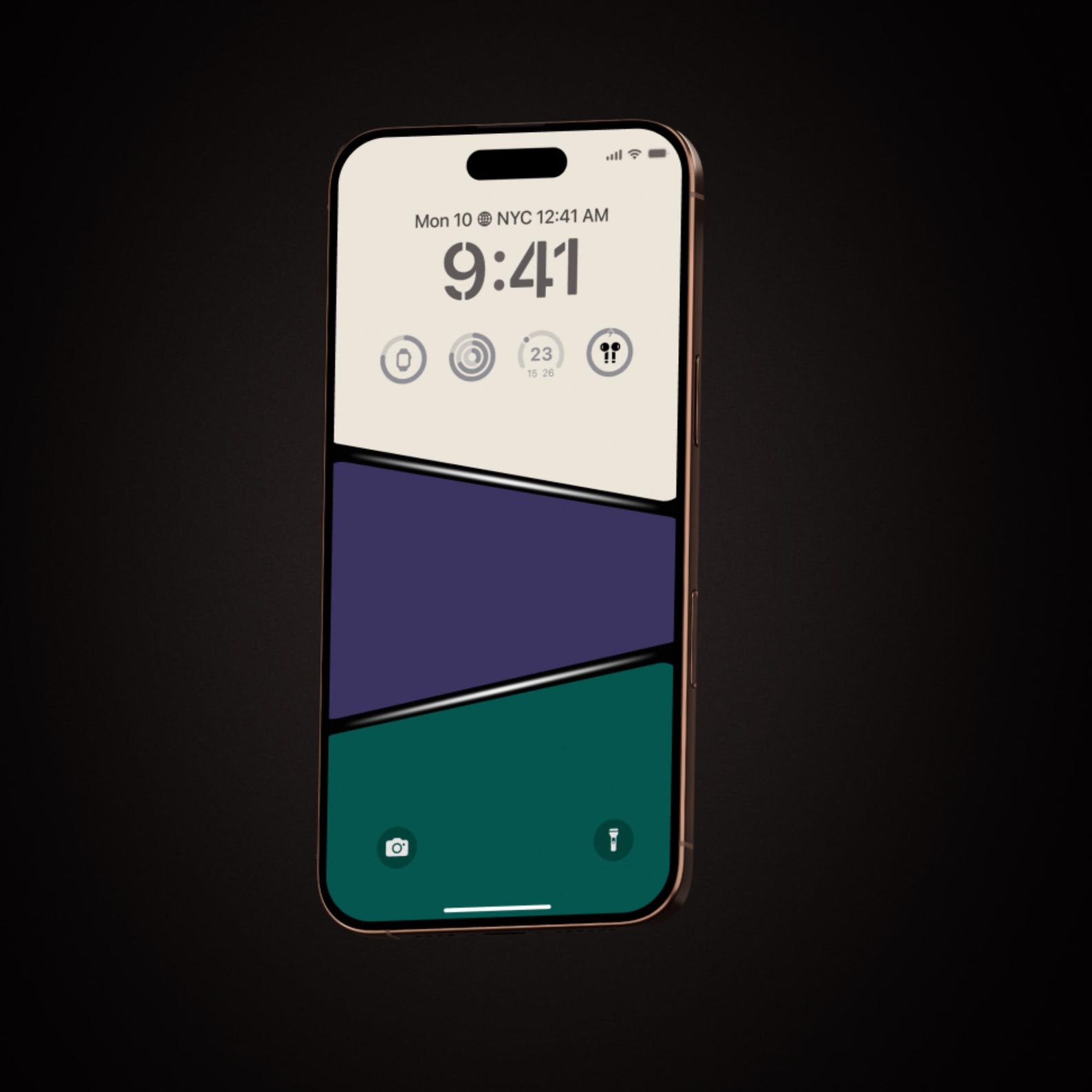 Geometric Color Block iPhone Wallpaper | Modern Abstract Phone ...