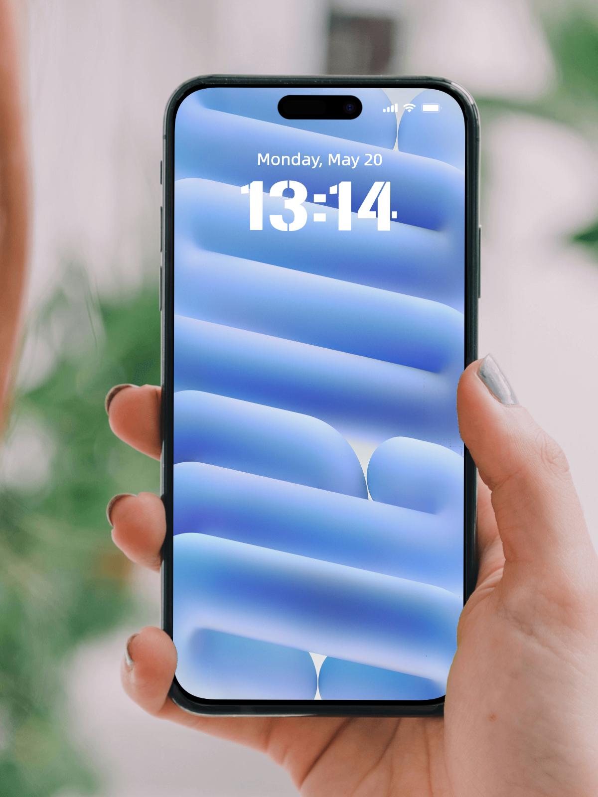 Calm Blue Gradient 4K Ultra HD Wallpaper | Soft and Relaxing Digital ...