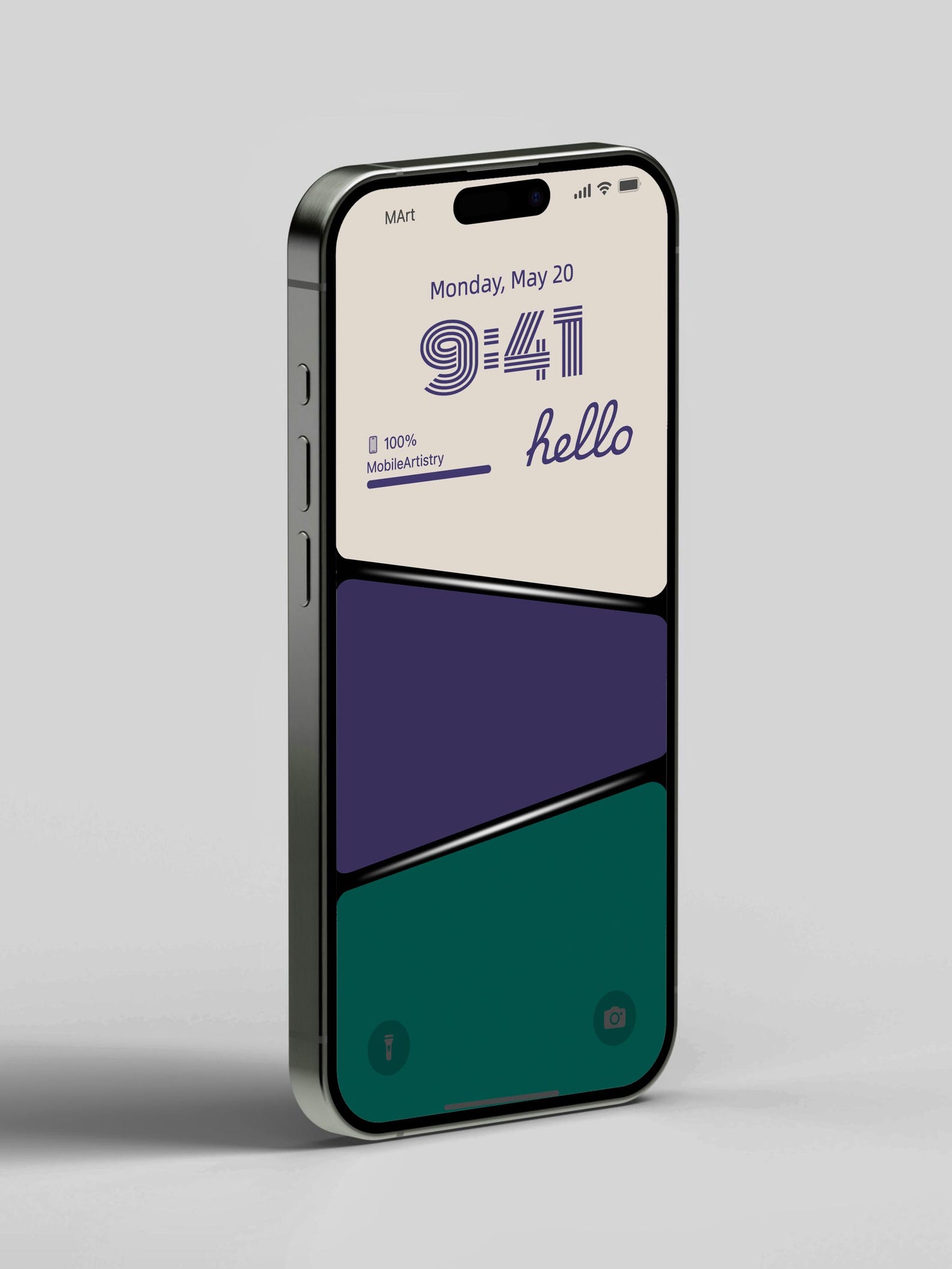 Geometric Color Block iPhone Wallpaper | Modern Abstract Phone ...
