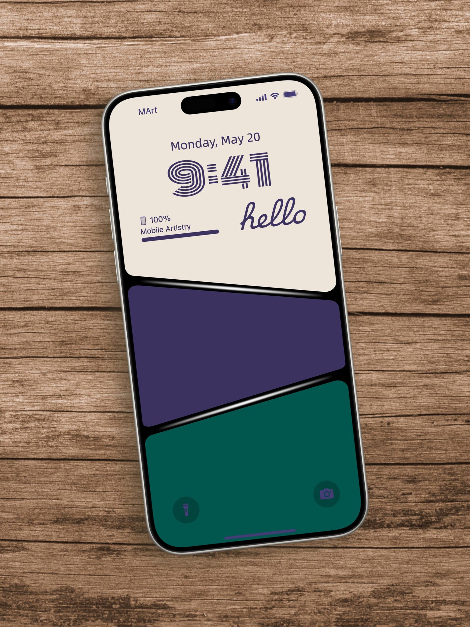 Geometric Color Block iPhone Wallpaper | Modern Abstract Phone ...