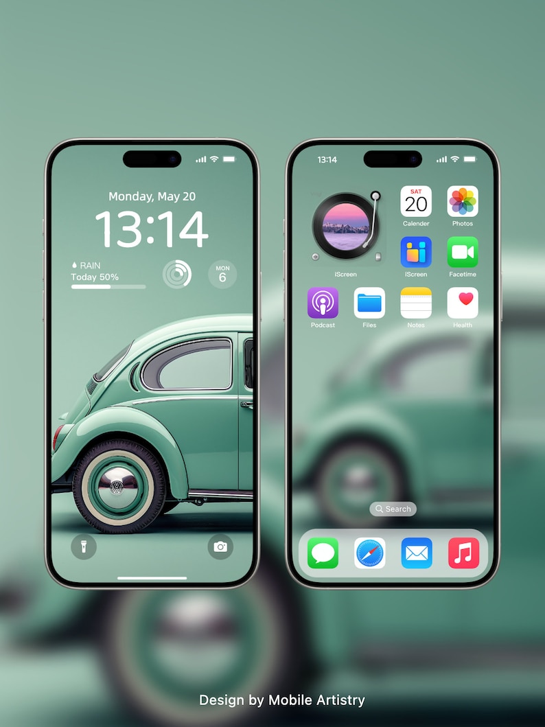 Vintage Car Aesthetic Phone Wallpaper | iPhone & Android Wallpaper ...