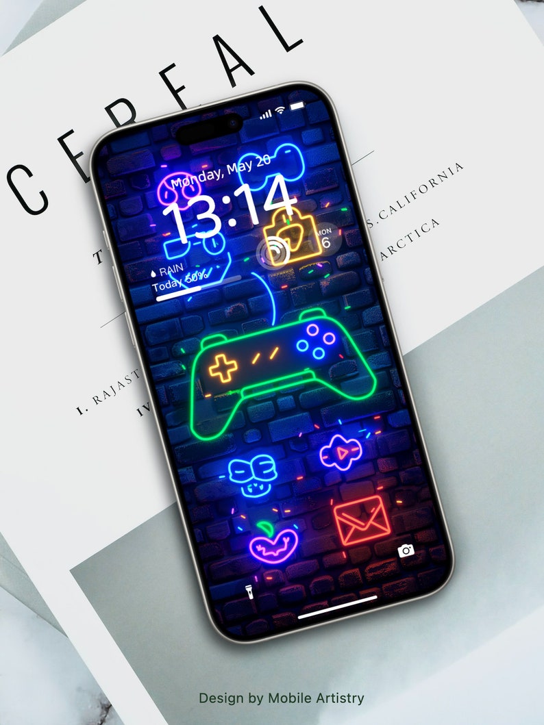 Neon Gaming Vibes iPhone Wallpaper | Ios Mobile Phone Wallpaper | Ios ...
