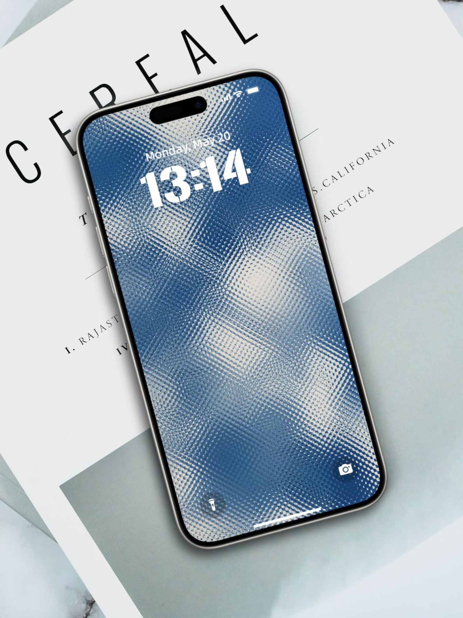 Frosted Glass Blue 4K Wallpaper | Minimalist Textured Background for ...