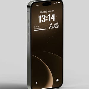 Minimalist Brown iPhone Wallpaper | Modern Abstract Background ...