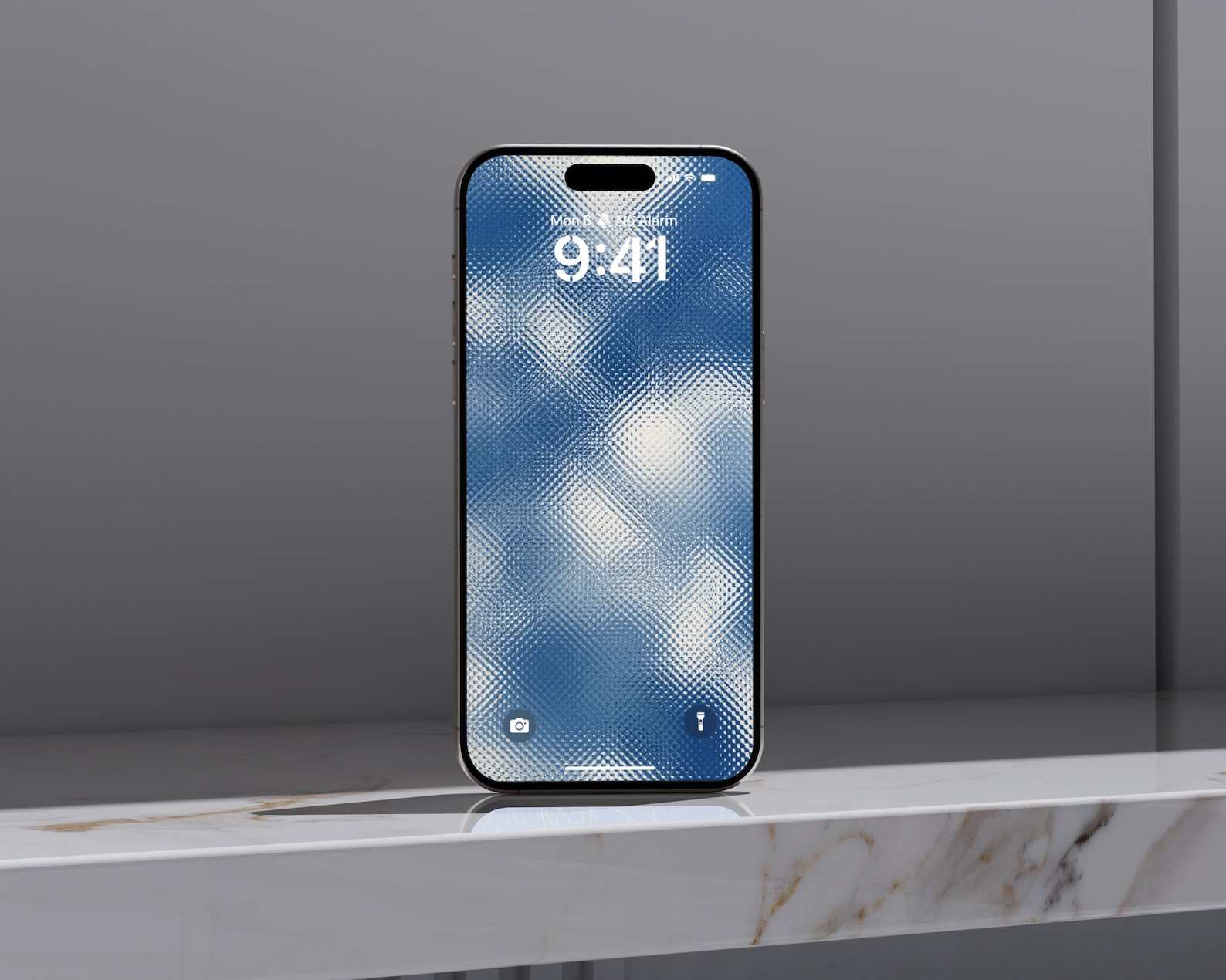 Frosted Glass Blue 4K Wallpaper | Minimalist Textured Background for ...