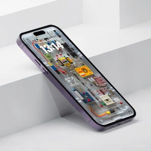 Futuristic Transparent Circuit Board Phone Wallpaper - 4K Ultra HD for ...