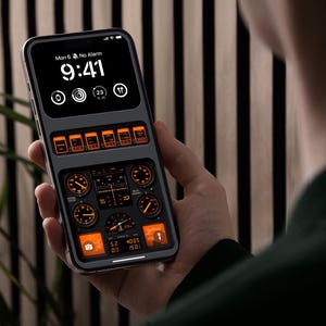 Futuristic Control Panel 4K Wallpaper | Retro Aviation Aesthetic Phone ...