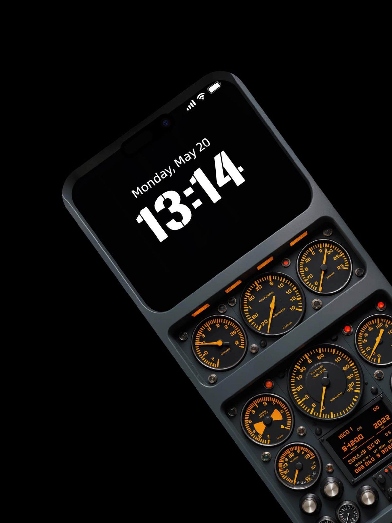 Retro Aviation Cockpit 4K Ultra HD Wallpaper | Vintage Control Panel ...