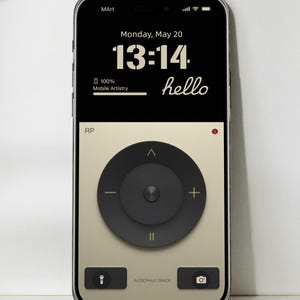 Retro Audio Control iPhone Wallpaper | Vintage Music Player-themed ...