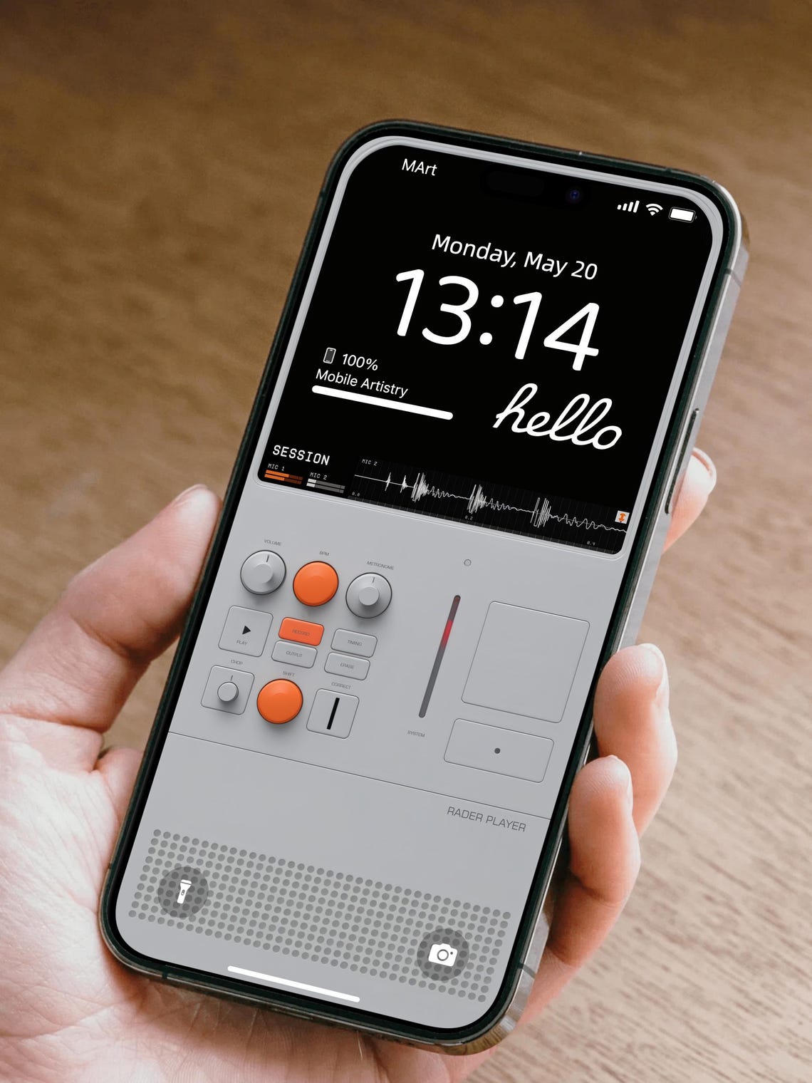 Retro Tape Recorder Phone Wallpaper | 4K Vintage Audio Player Design ...