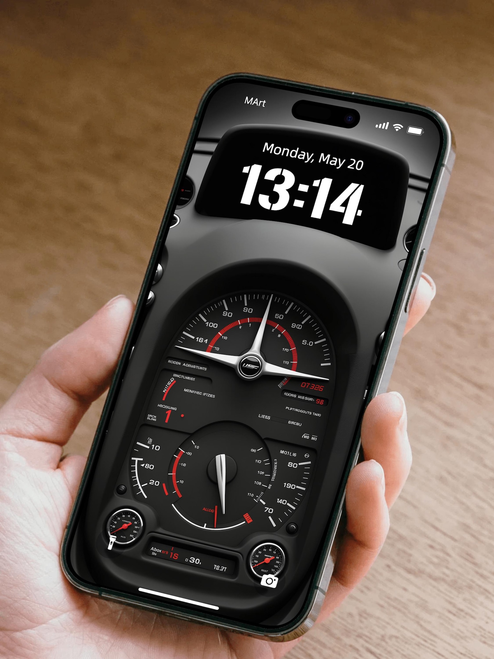 4K Luxury Car Dashboard Phone Wallpaper - Speedometer Tachometer ...
