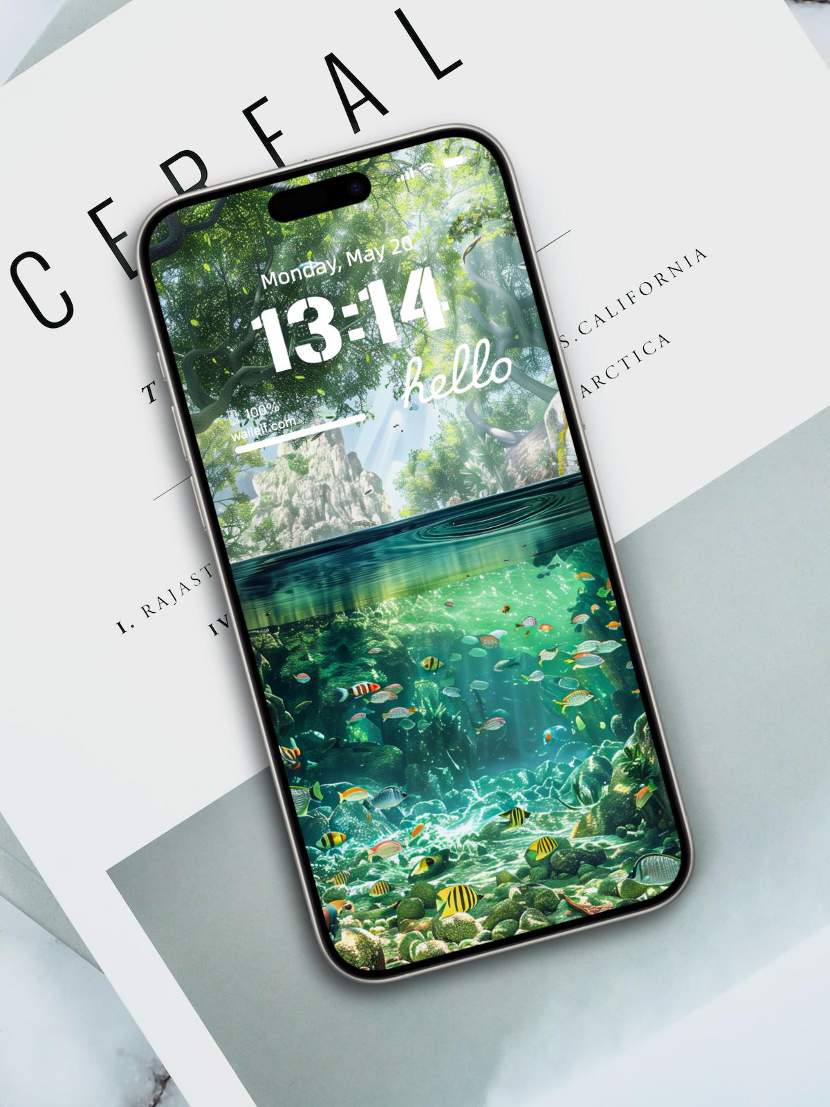 Tropical Underwater Jungle 4K Wallpaper | Nature Landscape | Vibrant ...