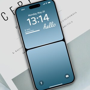 Blue Gradient 4K UHD Phone Wallpaper - Minimalist Design for iPhone ...