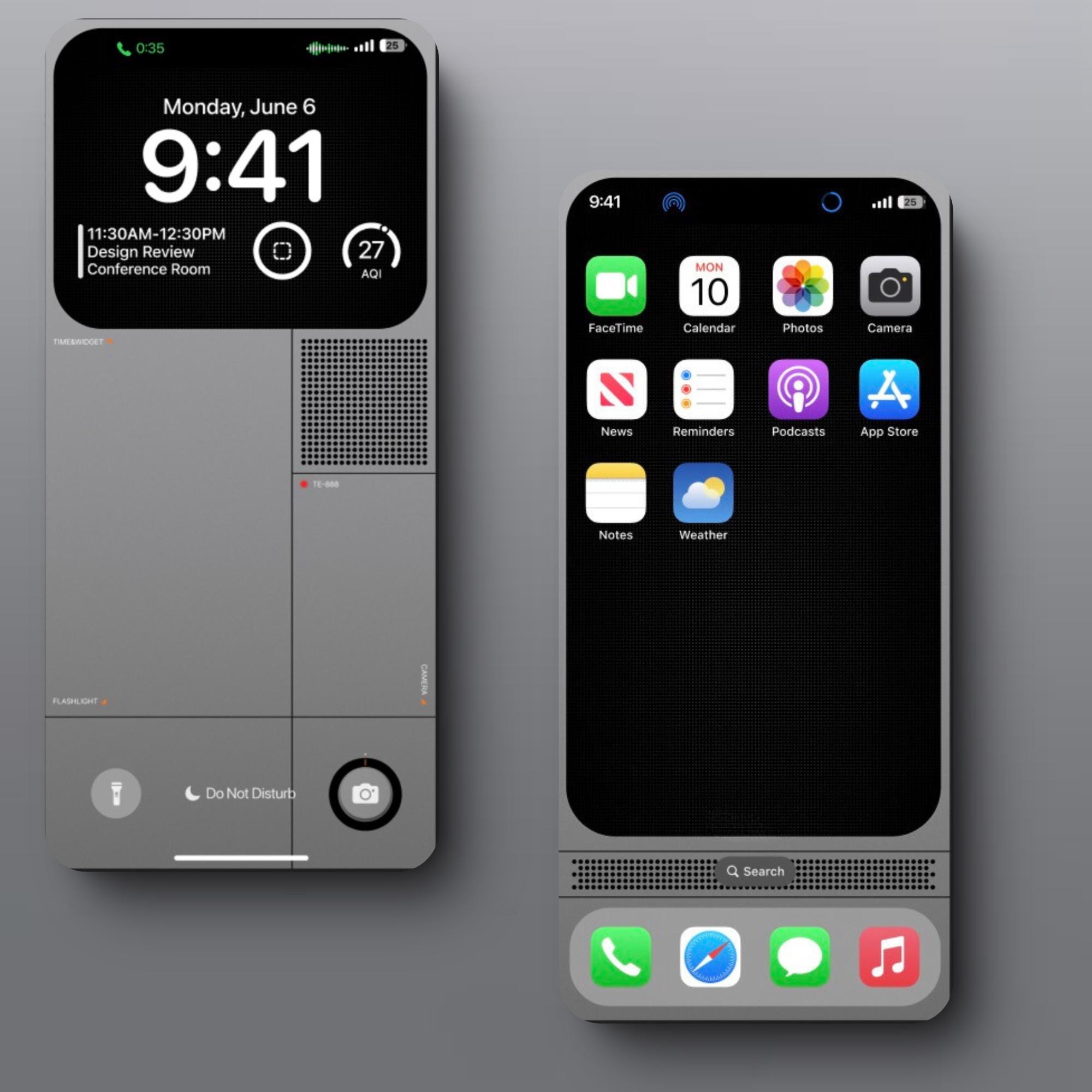 Minimalist Control Panel 4K Wallpaper - Modern Tech Design for iPhone ...