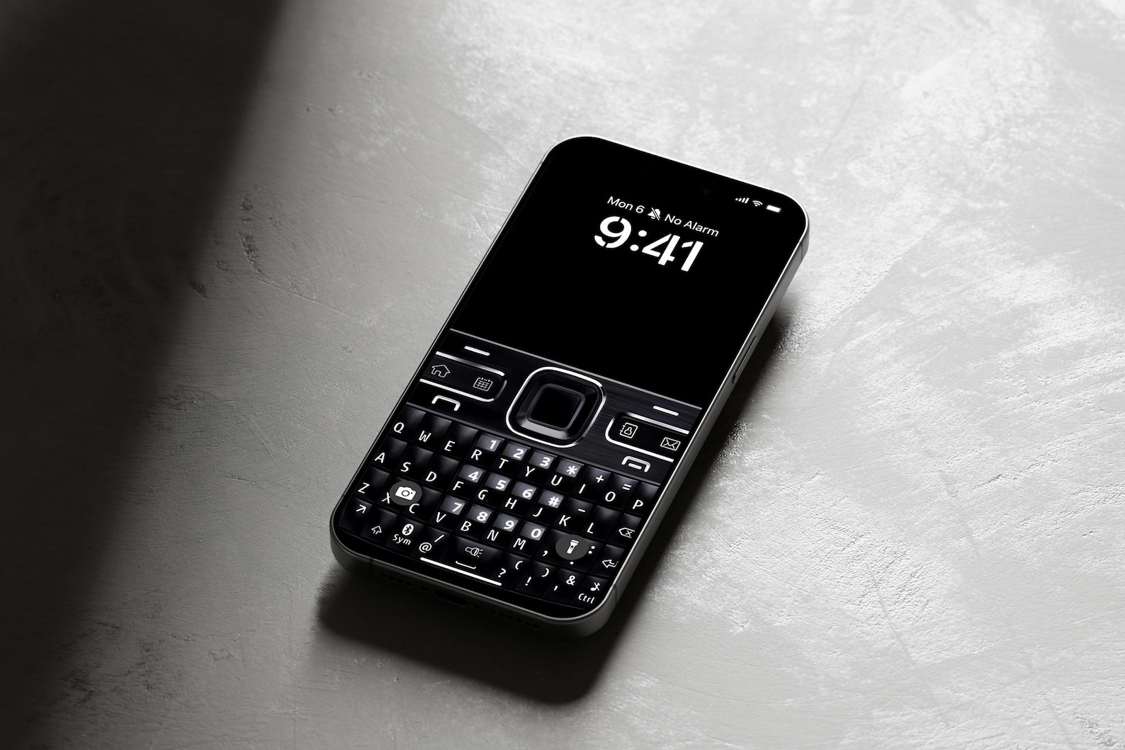 Retro QWERTY Phone Keyboard Wallpaper | Nostalgic 4K Background for Ios ...