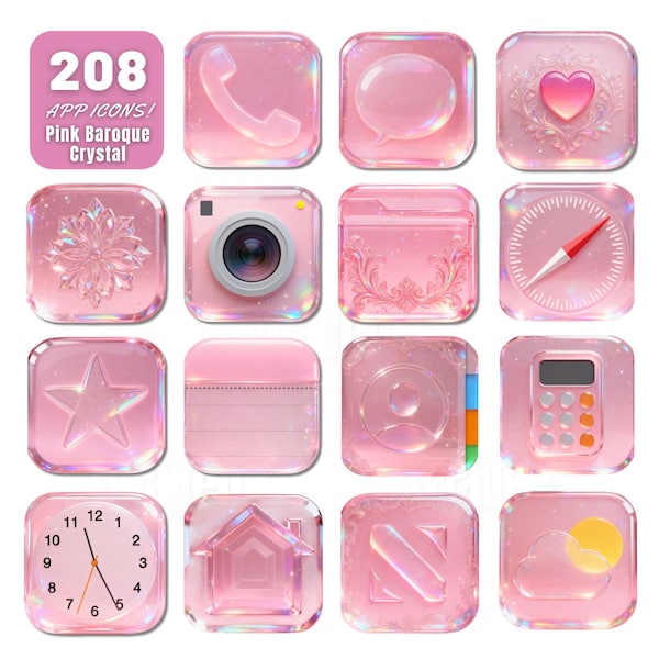 Wallpaper Pink Royal - Etsy