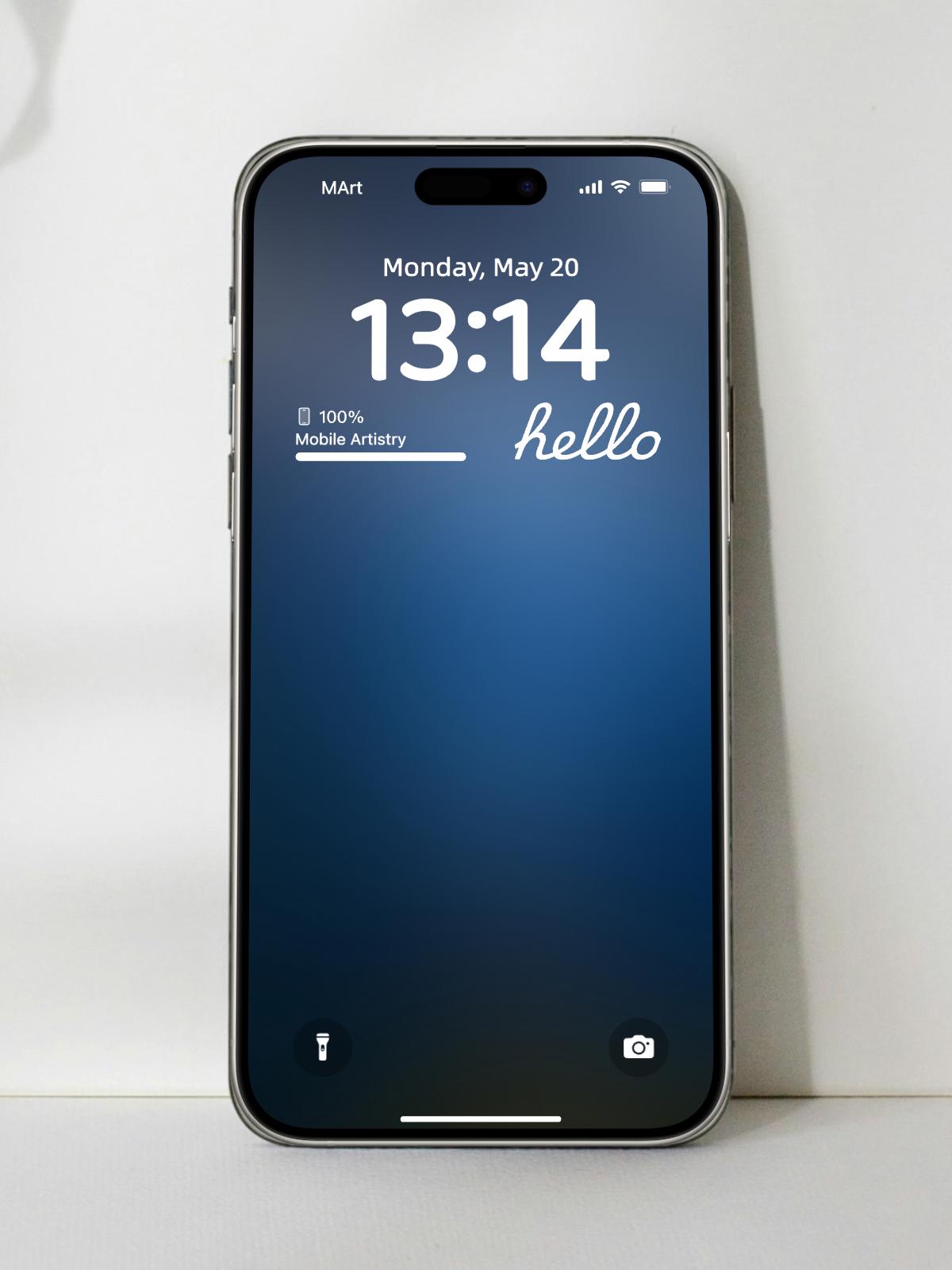 Midnight Blue Gradient 4K UHD Phone Wallpaper - Minimalist Design for ...