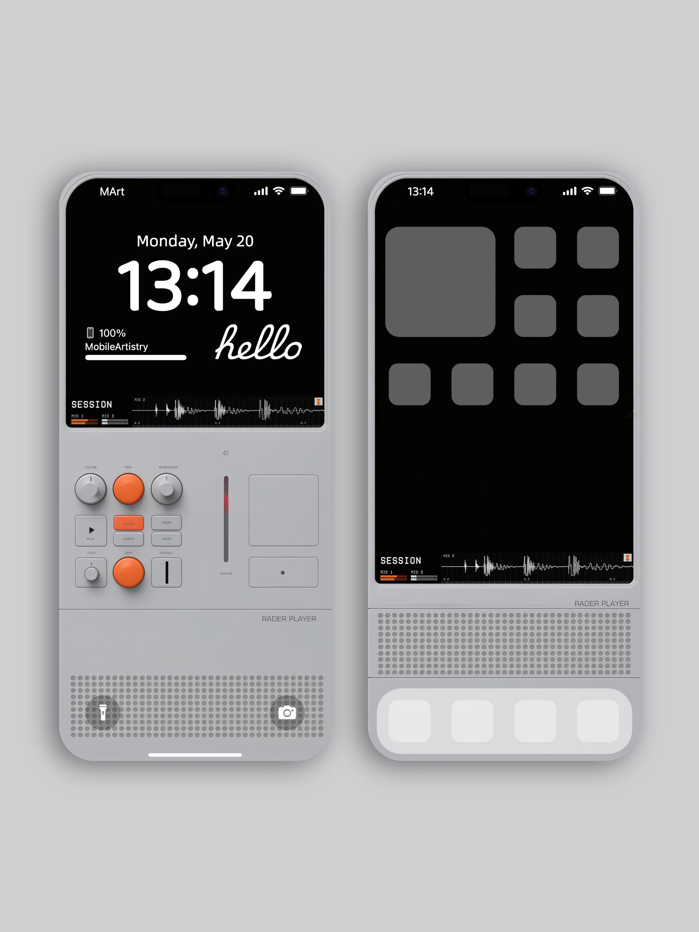 Retro Tape Recorder Phone Wallpaper | 4K Vintage Audio Player Design ...
