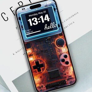 Retro Gaming Circuit Board 4K Ultra HD Phone Wallpaper | Neon Tech ...