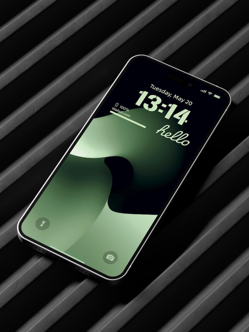 Abstract Gradient iPhone Wallpaper Set | Dark Aesthetic Lock Screen ...