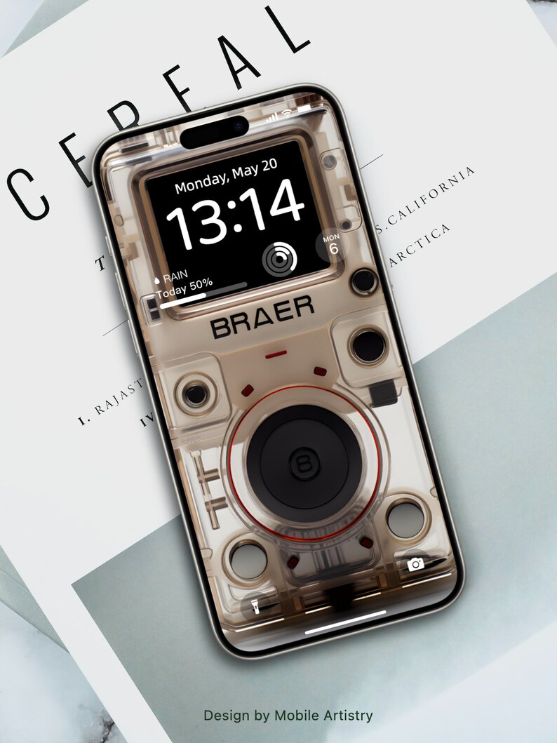 Vintage Camera Mobile Wallpaper - Retro Mechanical Design - HD for ...