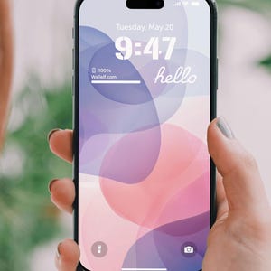 Abstract Gradient iPhone Wallpaper | Soft Aesthetic Mobile Background ...