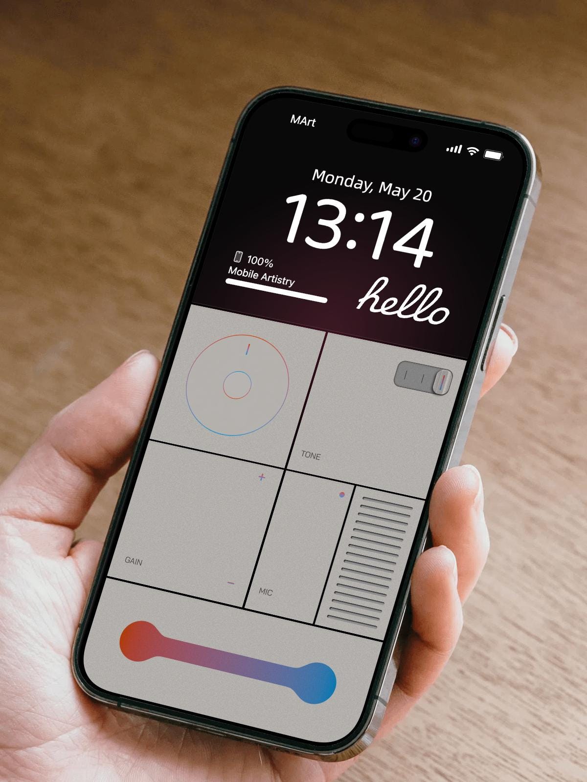 Retro Control Panel Phone Wallpaper | 4K HD for iPhone & Android ...