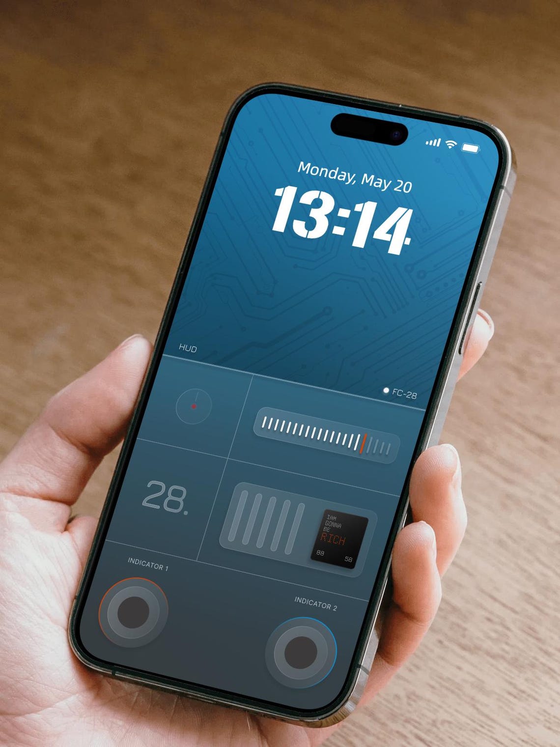 Futuristic Dashboard 4K Wallpaper | Modern Tech-inspired Background for ...