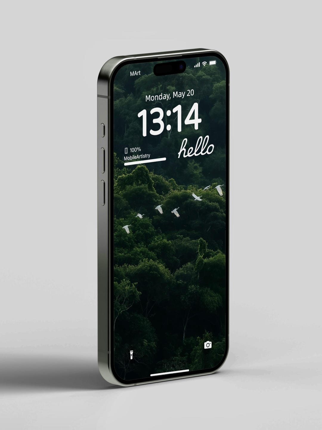 Birds in the Forest 4K Phone Wallpaper - Serene Nature Scene for iPhone ...