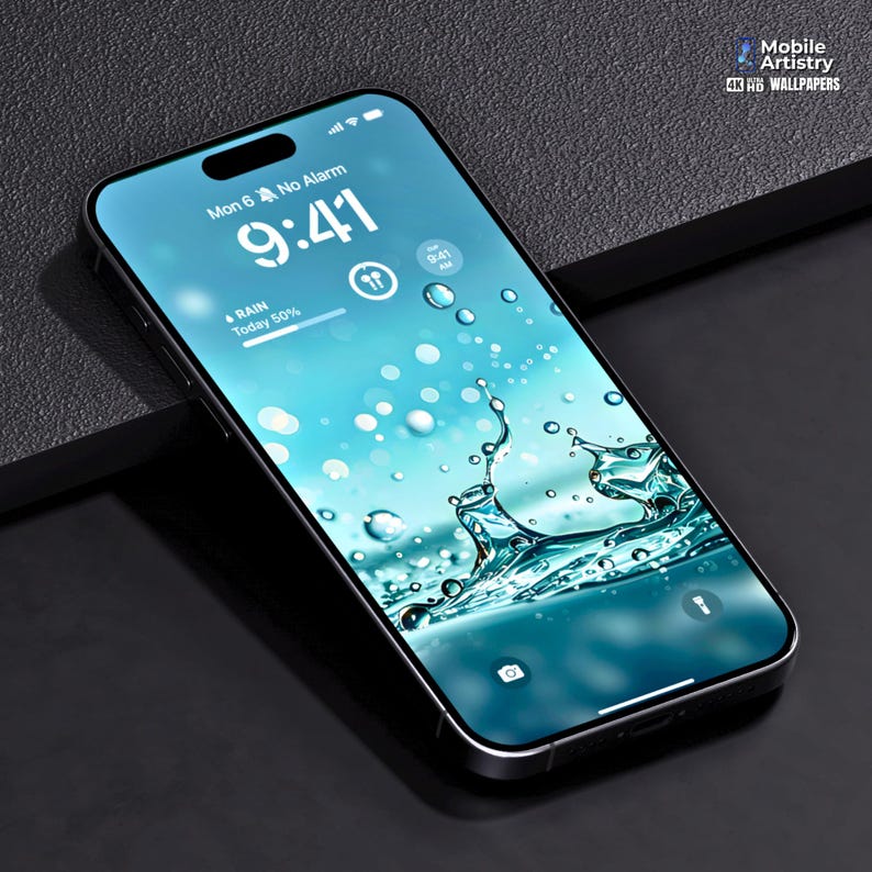 Aqua Splash Phone Wallpaper | 4K HD for Iphone, Android | Customizable ...
