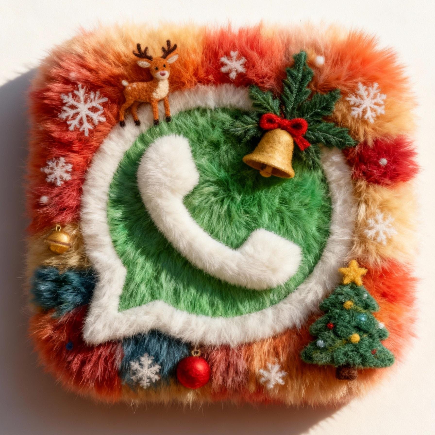 246+ Christmas 3D Soft Plush App Icons | Cozy Holiday iPhone Ios ...