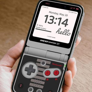 Gameboy Advance SP Flip Phone Wallpapers Pack | 8 Retro Color ...