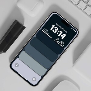 Minimalist Gradient iPhone Wallpaper | Sleek Monochrome Theme | Lock ...